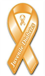 Juvenile Diabetes Awareness Orange Ribbon Magnet|Juvenile Diabetes ...